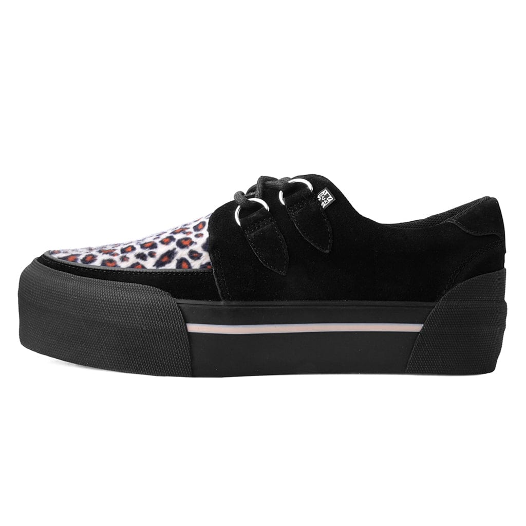 Creeper Sneaker Stacked Leopard Suede – T.U.K. Shoes
