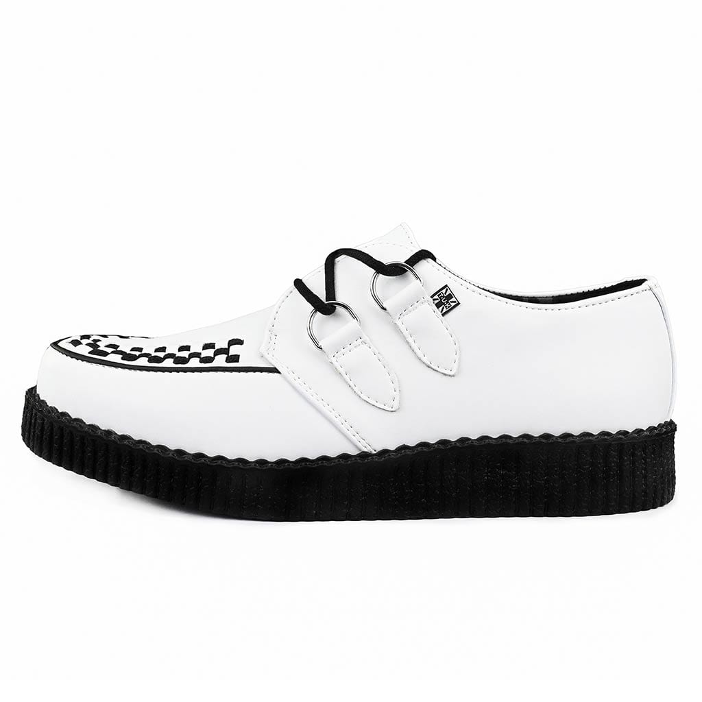 Viva Low Creeper White TUKskin™ – T.U.K. Shoes