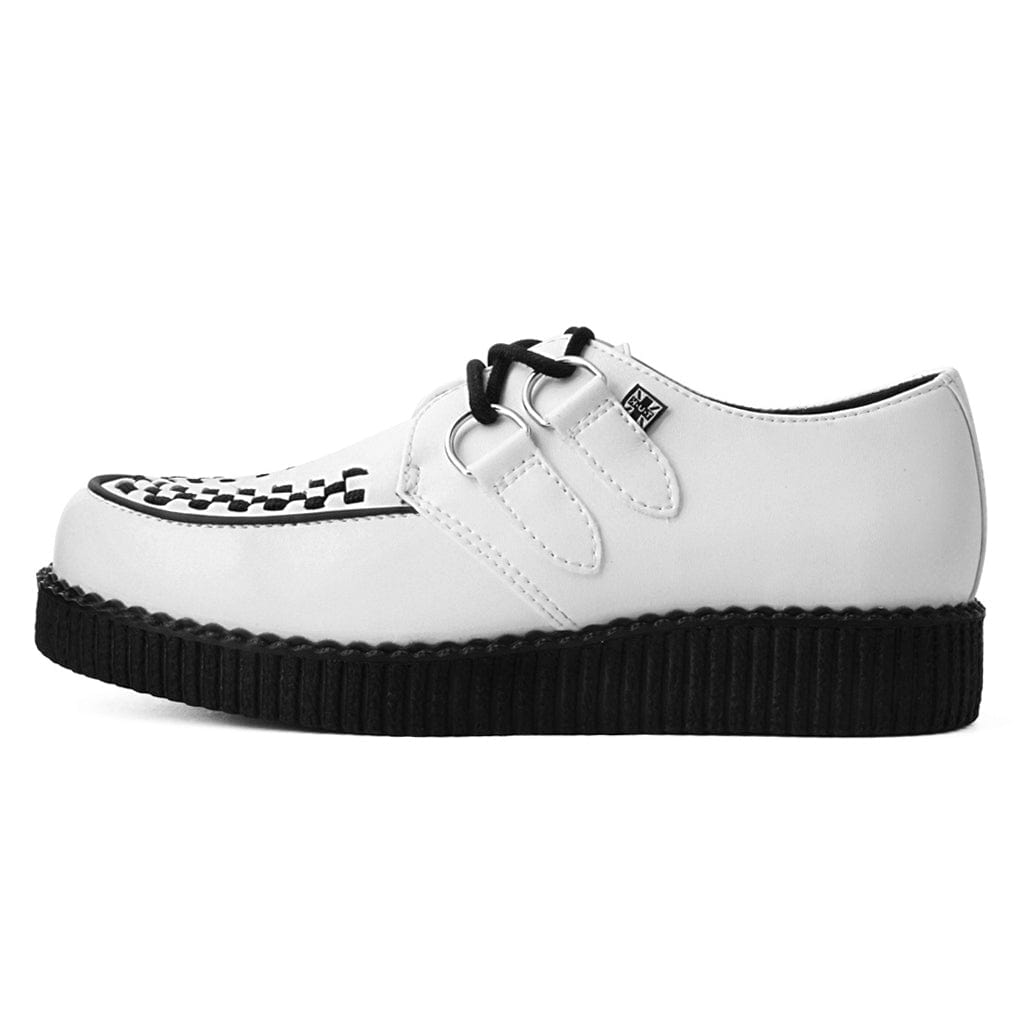Viva Low Creeper White TUKskin™ – T.U.K. Shoes