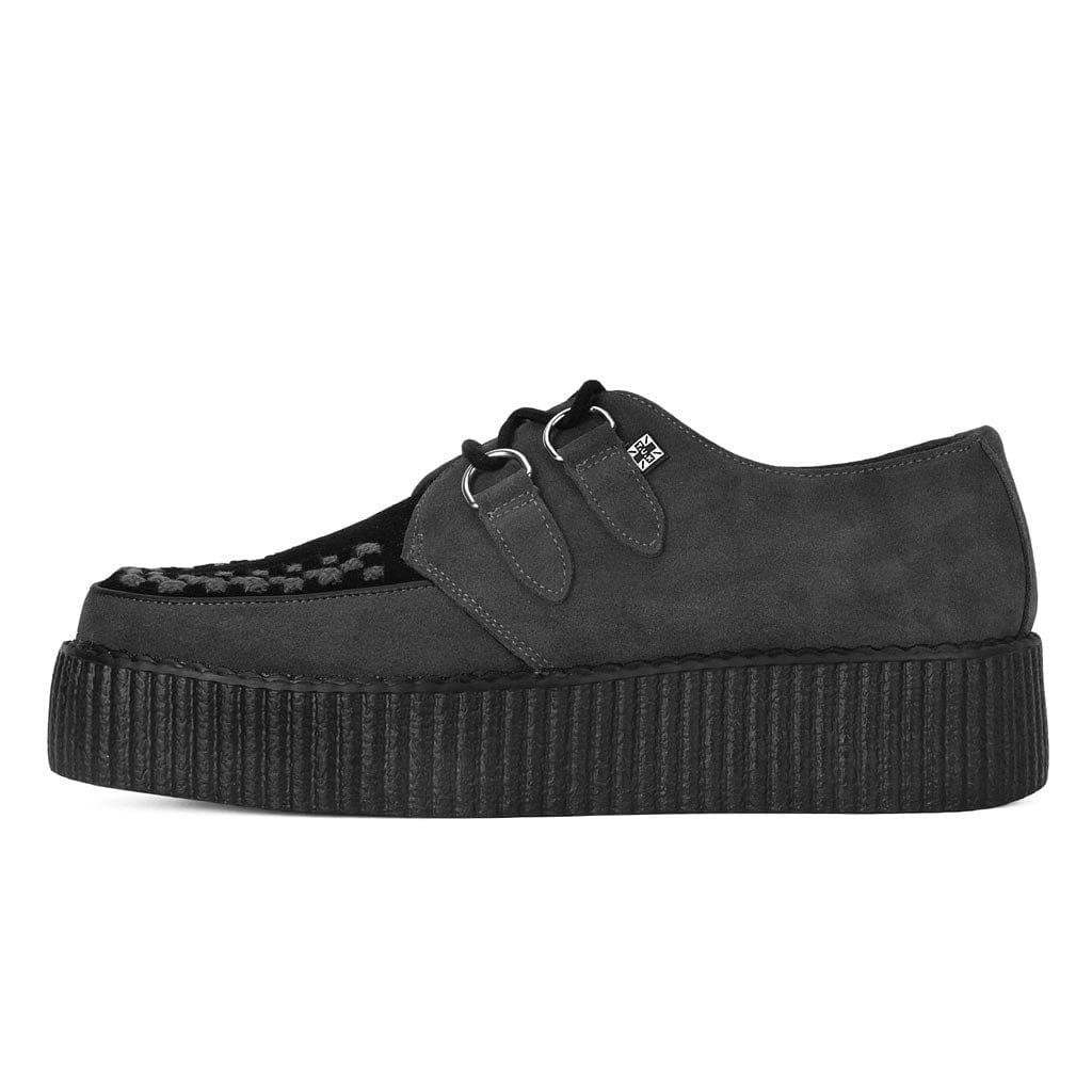 Viva High Charcoal & Black Suede Creeper | T.U.K. Creepers – T.U.K. Shoes